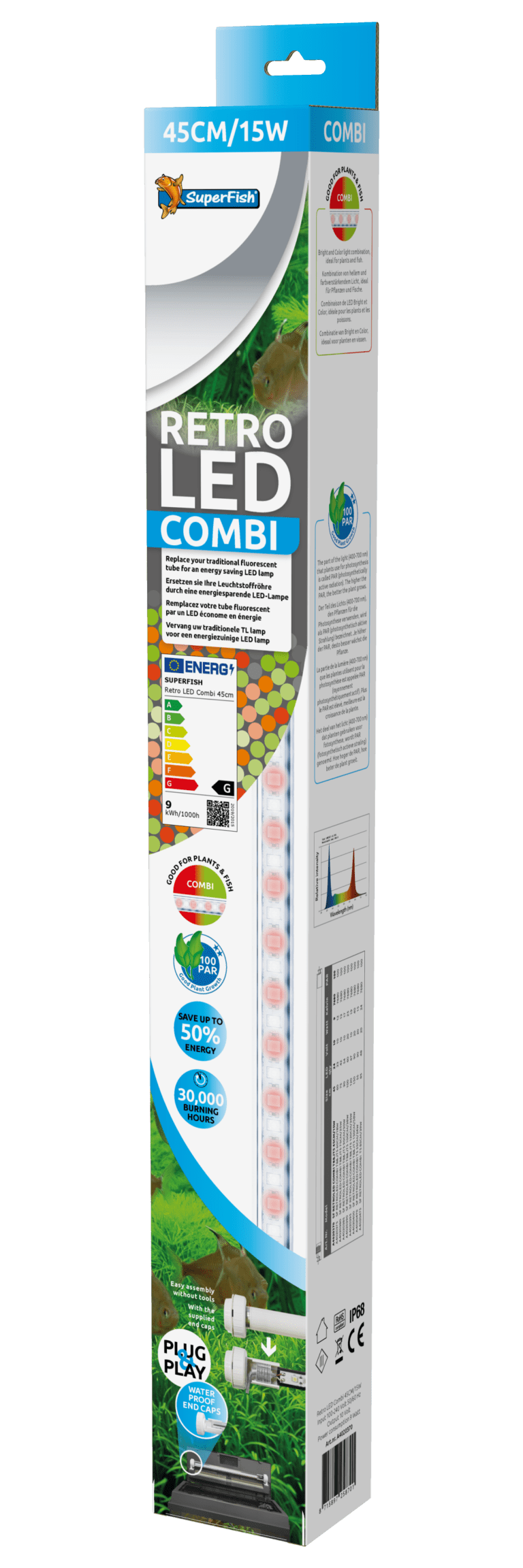 Superfish LED combi 45 cm/15 w | Your Aquahouse