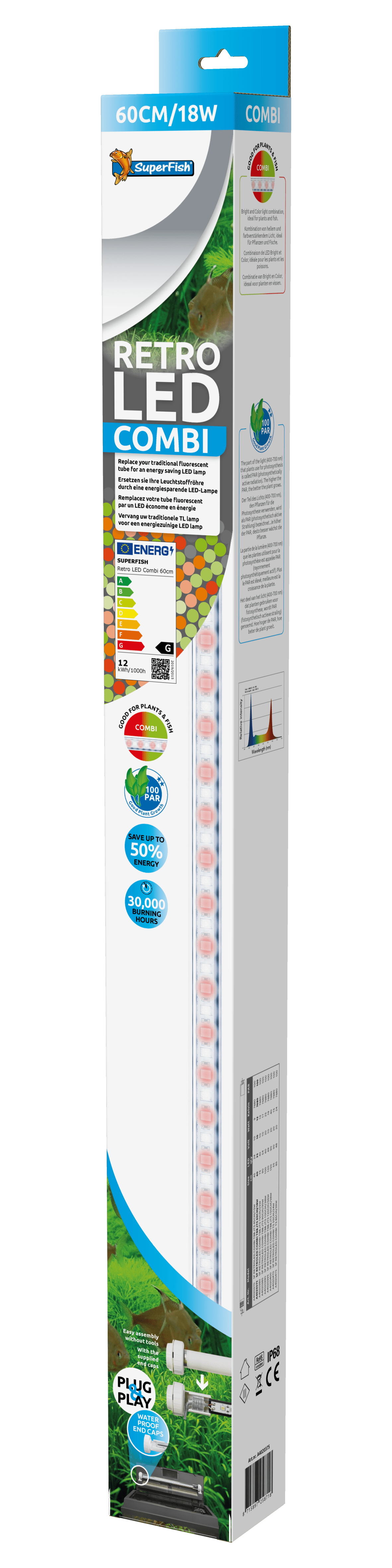 Superfish LED combi 60 cm/18 w | Your Aquahouse